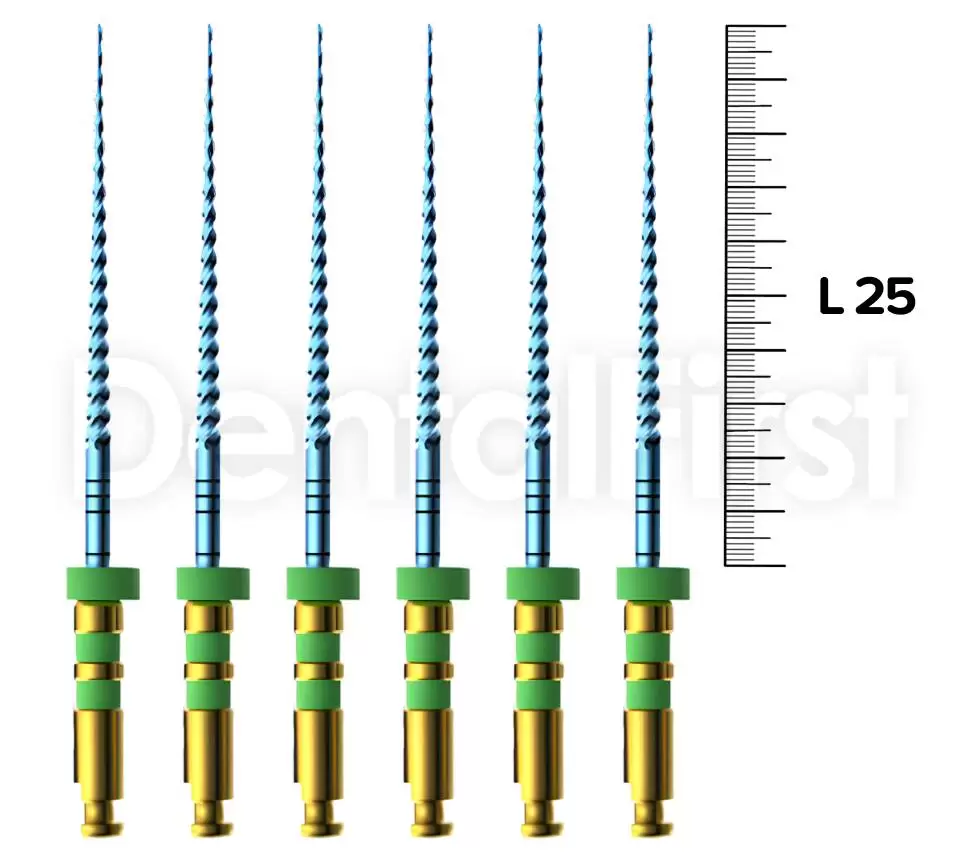 Купить E-Flex Blue файл 25мм .04 №35 (6 шт/уп) | Dental First