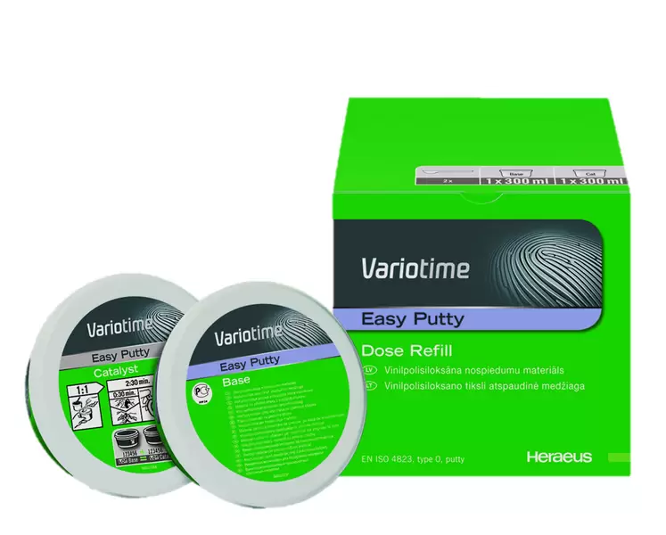 Купить Variotime (вариотайм) heraeus Easy Putty база (2x300 мл), kulzer ...