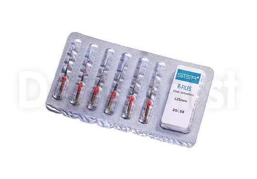 Машинные файлы STEA R-files Gold, длина 25 мм, размер 25/.08 | Купить ...