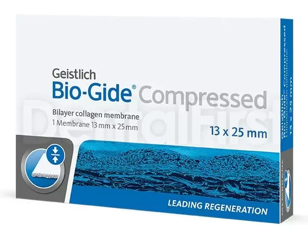 Купить резорбируемую мембрану Bio-Gide Compressed 13x25мм | Dental First