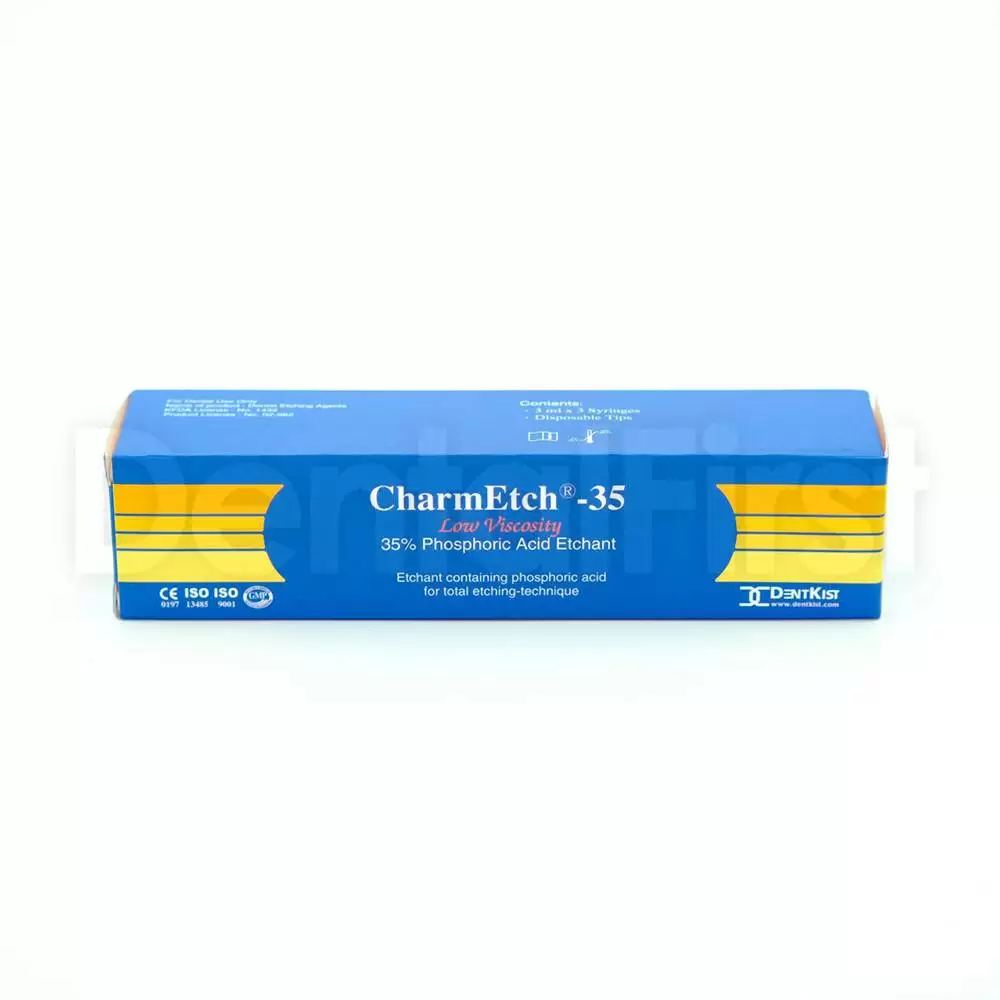 CharmEtch 35% HV - гель протравочный, высокой вязкозти - 3шпр*3мл | Купить стоматологические ...