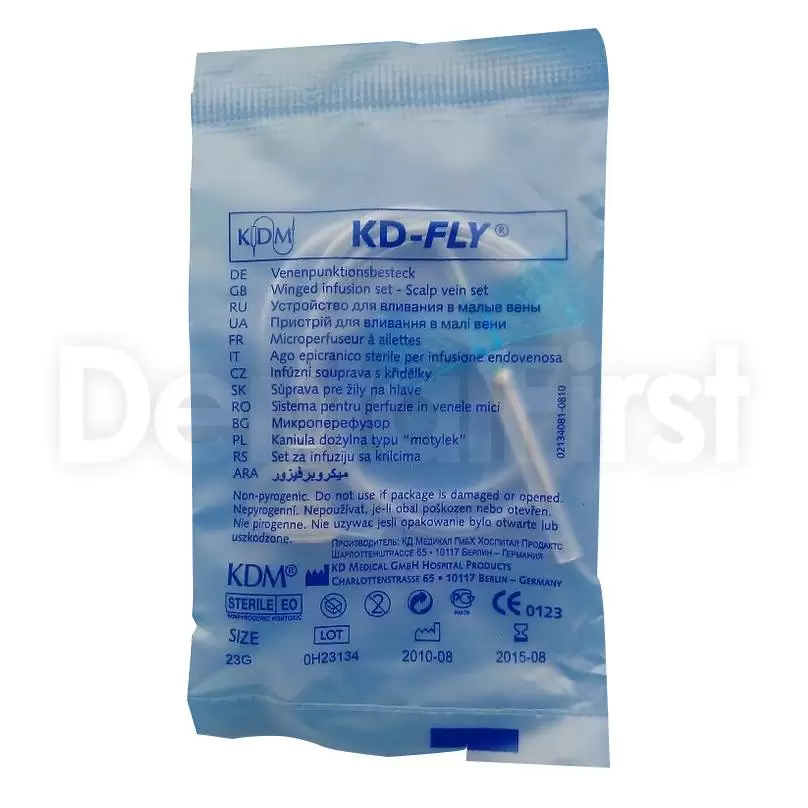 Игла-бабочка KDM 18G 100 шт | Купить стоматологические товары недорого ...