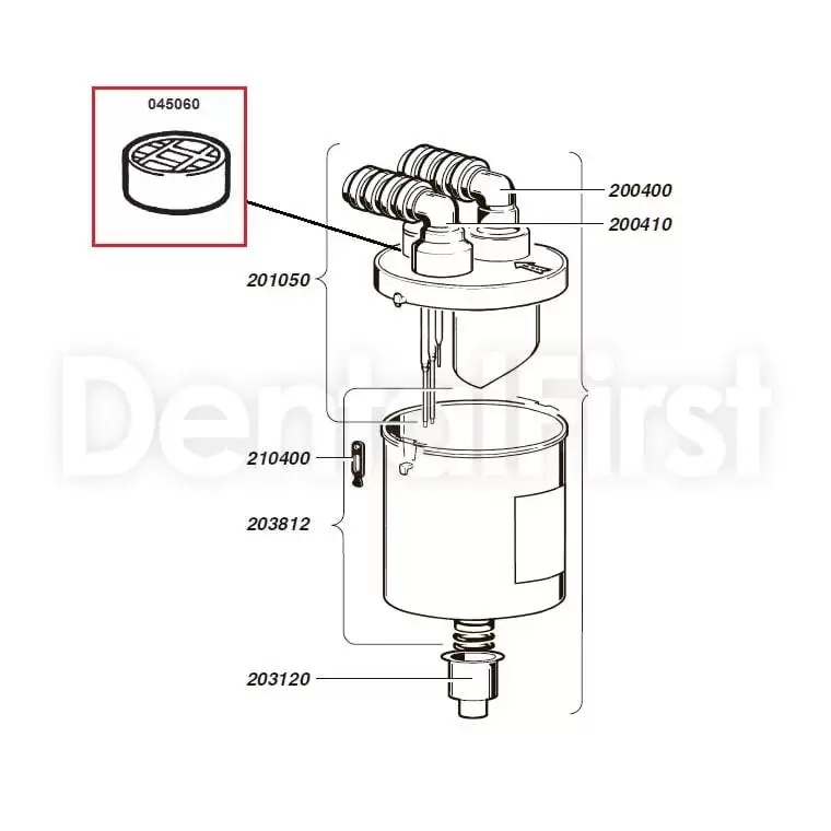 Фильтр крышки канистры Cattani Aspi-Jet/Mono-Jet | Купить ...