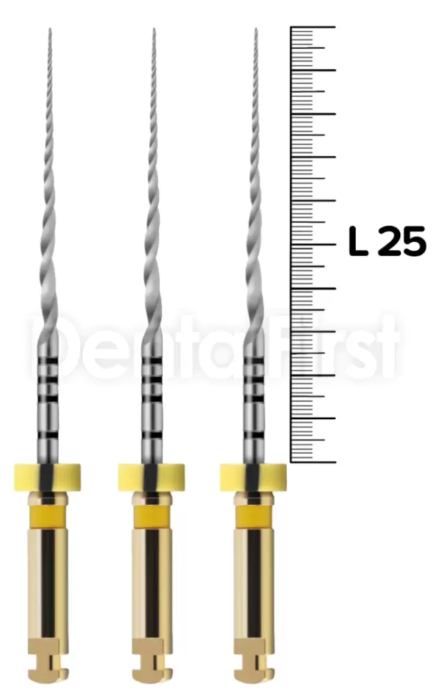 Купить Protaper Next X5/25 мм, 3 шт. - машинный файл NiTi с переменной ...